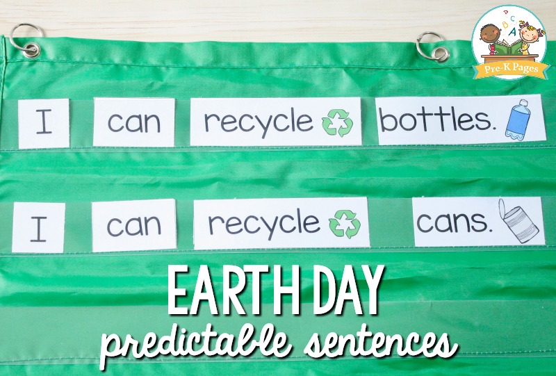 Earth Day Literacy Activities for Preschool - Pre-K Pages