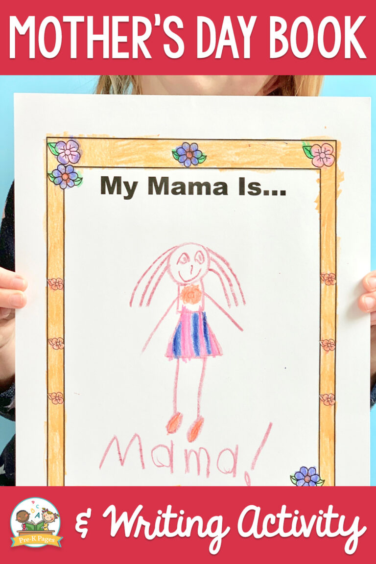 Mother's Day Book and Writing Activity - Pre-K Pages