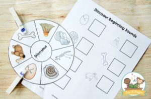 Dinosaur Literacy Activities for Preschool - Pre-K Pages