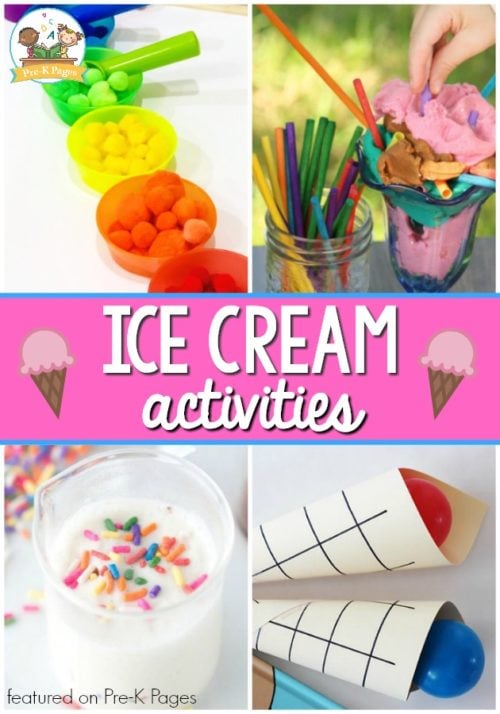 Ice Cream Theme Activities for Preschool - Pre-K Pages