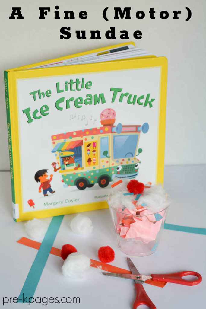 Ice Cream Theme Fine Motor Activity - Pre-K Pages