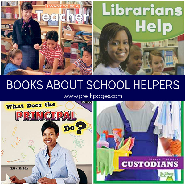 Books About Teachers and Librarians - Pre-K Pages