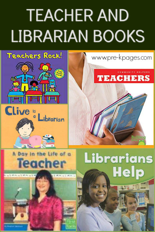 Books About Teachers and Librarians - Pre-K Pages