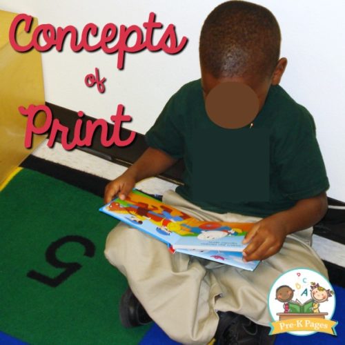 Concepts of Print in Preschool - Pre-K Pages
