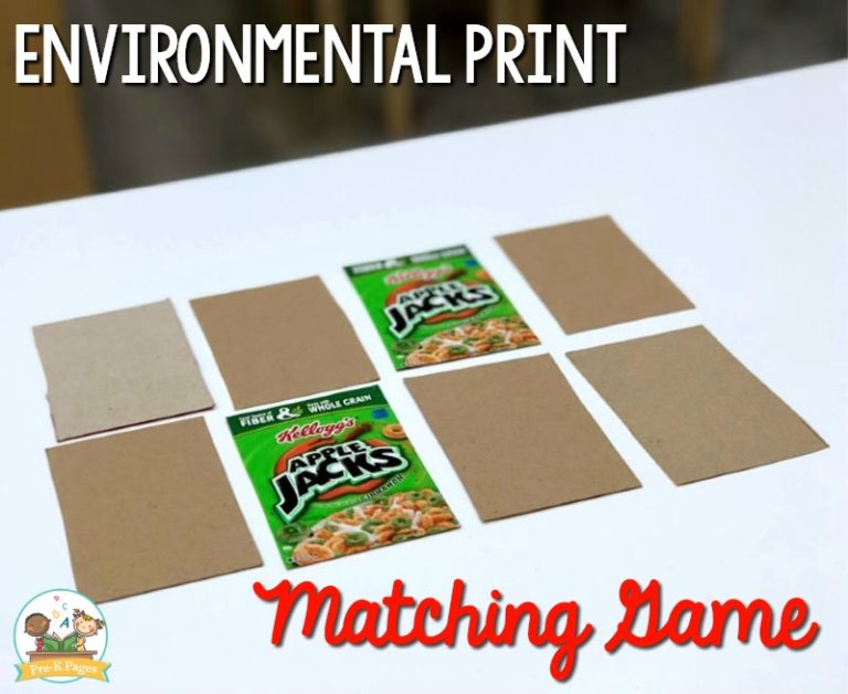 Environmental Print Ideas, Activities, Games and More!
