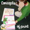 Concepts of Print in Preschool - Pre-K Pages