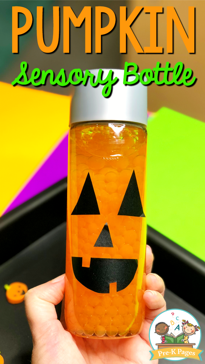 Halloween Sensory Bottle - Pre-K Pages