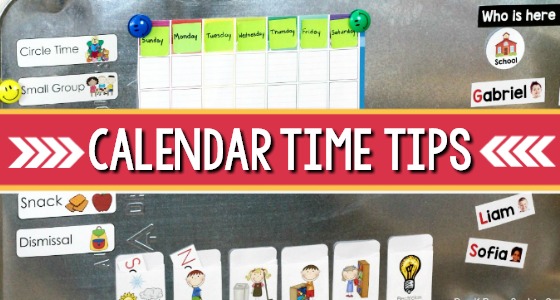 Calendar Time Activities for Preschool and Pre-K Teachers