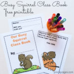 Busy Squirrel Class Book for Fall - Pre-K Pages