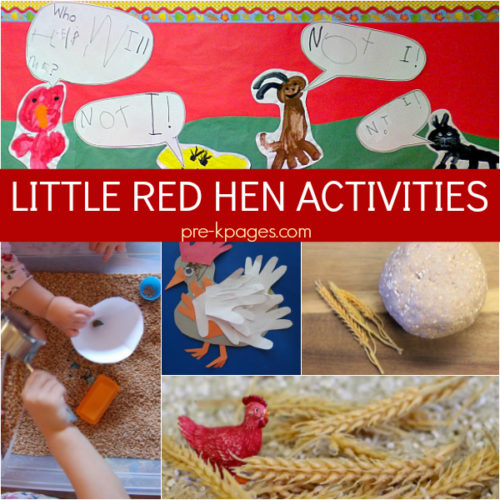 Little Red Hen Activities for Fall - Pre-K Pages