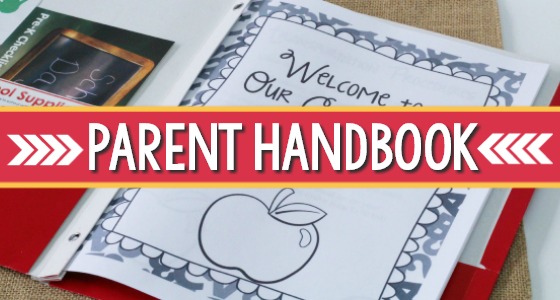 Printable Preschool Parent Handbook