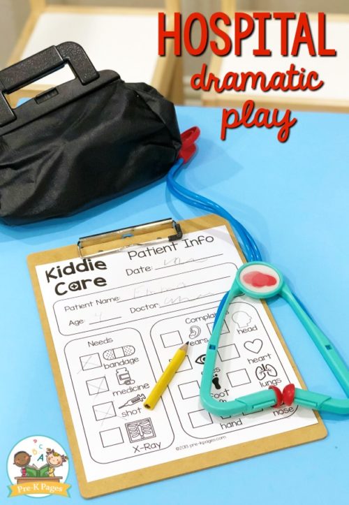 Doctor's Office Dramatic Play Center for Kids