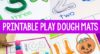 Printable Play Dough Mats - Pre-K Pages
