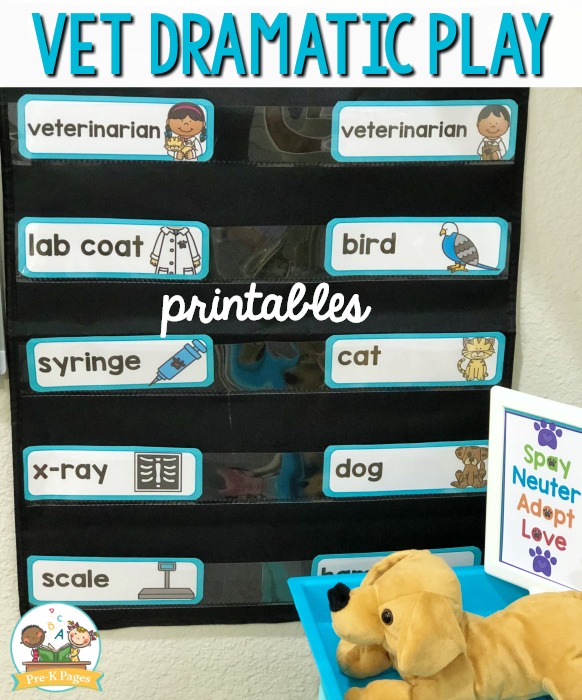 Vet Animal Hospital Dramatic Play