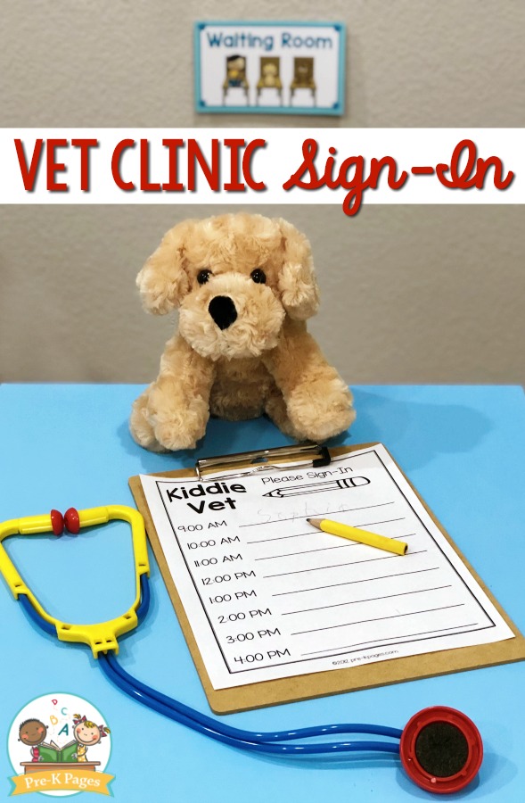 Vet Animal Hospital Dramatic Play