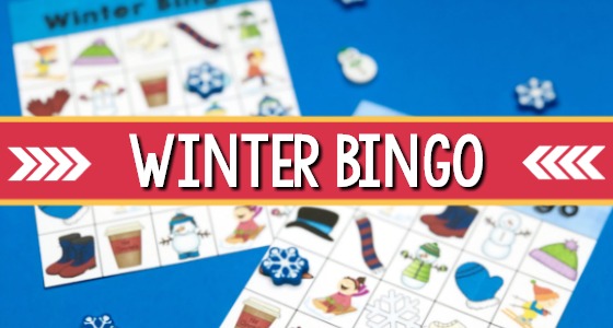 Winter Bingo Printable for Preschool and Pre-K - Pre-K Pages