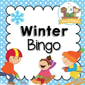 Winter Bingo Printable for Preschool and Pre-K - Pre-K Pages
