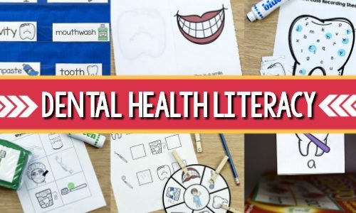 Dental Health Literacy Activities for Preschool - Pre-K Pages