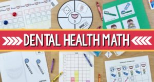 Dental Health Math Activities for Preschool - Pre-K Pages
