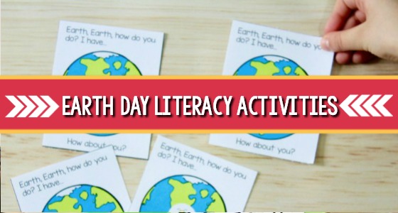 Earth Day Literacy Activities for Preschool - Pre-K Pages