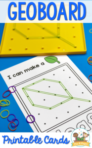 Geoboard Activities for Preschool - Pre-K Pages
