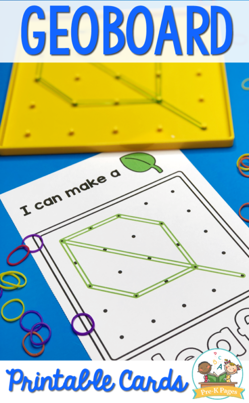 Geoboard Activities for Preschool - Pre-K Pages