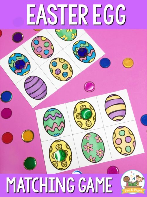 Easter Visual Discrimination Printable - Pre-K Pages