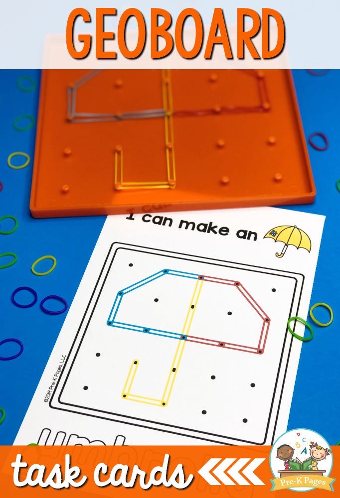 Geoboard Activities for Preschool - Pre-K Pages