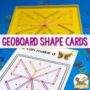 Geoboard Seasons Task Card Bundle - Pre-K Pages