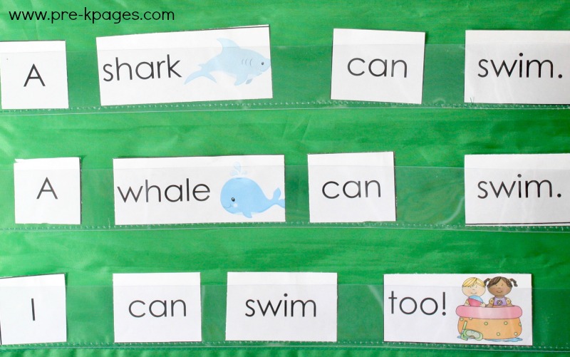 Preschool Ocean Theme Literacy Activities - Pre-K Pages