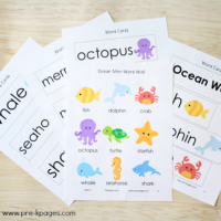 Preschool Ocean Theme Literacy Activities - Pre-K Pages