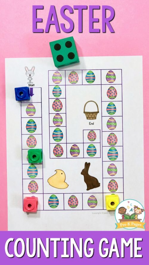 Preschool Easter Theme Math Activities - Pre-K Pages