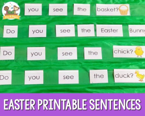 Preschool Easter Theme Literacy Activities - Pre-K Pages