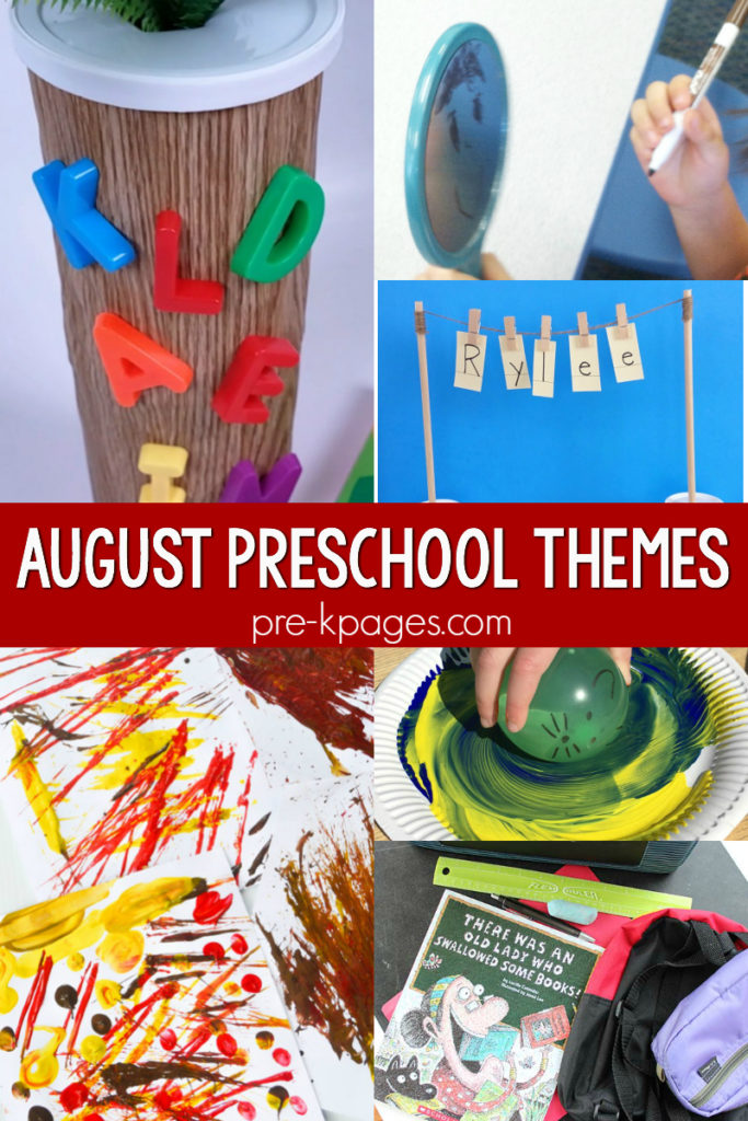 August Preschool Themes & Lesson Plans for Toddlers