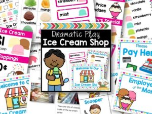 Dramatic Play Ice Cream Shop - Pre-K Pages