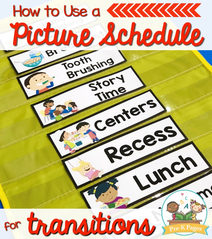 Preschool Visual Schedule Cards