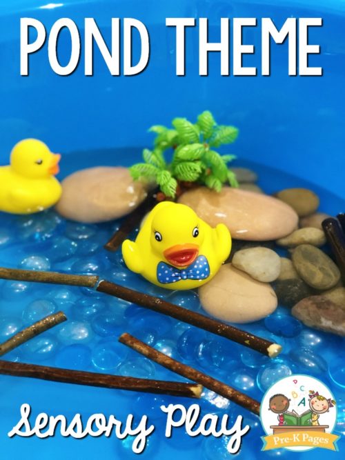 Duck Pond Sensory Bin for Preschool - Pre-K Pages
