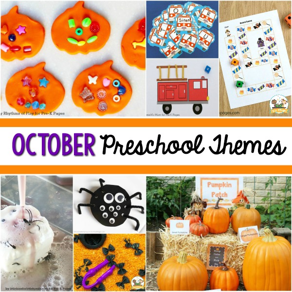 October Preschool Themes Pre K Pages