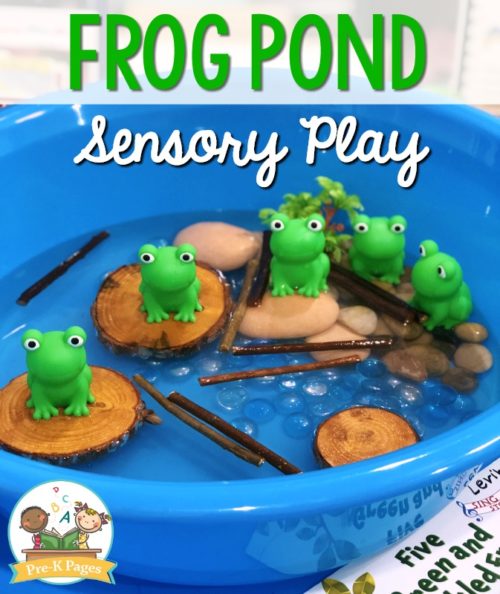 Frog Sensory Bin for Preschool - Pre-K Pages