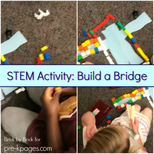 STEM Preschool Activity: Build a Bridge - Pre-K Pages