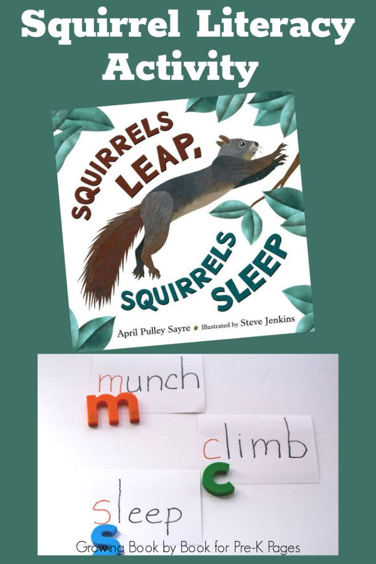 Squirrel Fall Book and Literacy Activity - Pre-K Pages