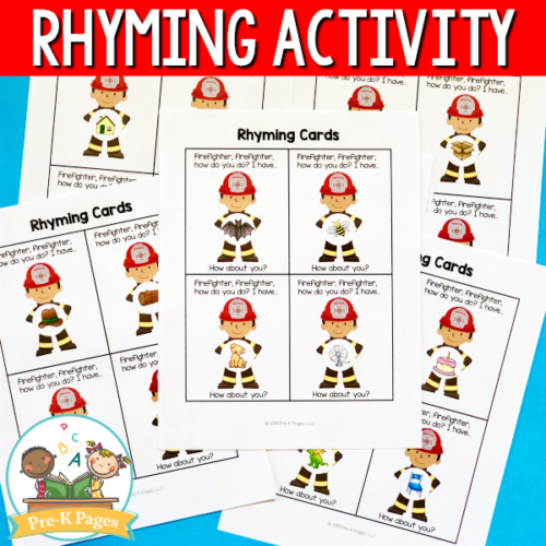 Fire Safety Theme for Preschool and Pre-K