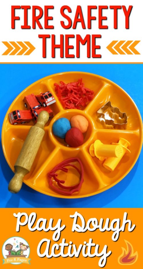 Firefighter Play Dough Activity for Preschool - Pre-K Pages