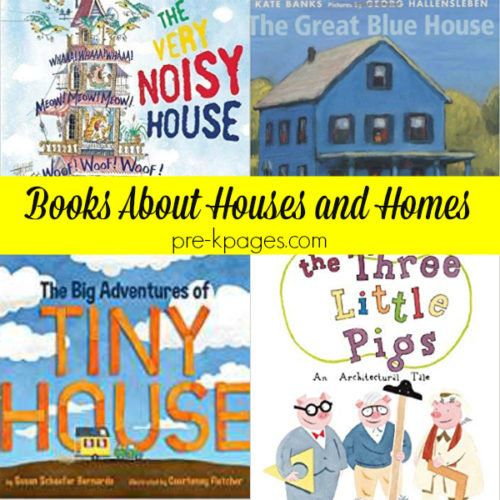 Preschool Books About Houses and Homes - Pre-K Pages