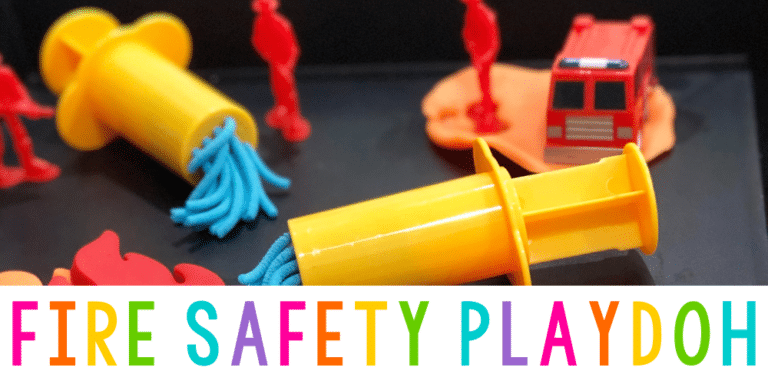 Firefighter Play Dough Activity for Preschool - Pre-K Pages