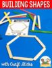 Craft Stick Shapes Building Activity for Preschool - Pre-K Pages