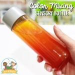 DIY Sensory Bottle with Oil & Water for Toddlers & Preschool