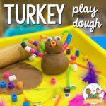 Turkey Play Dough for Thanksgiving - Pre-K Pages