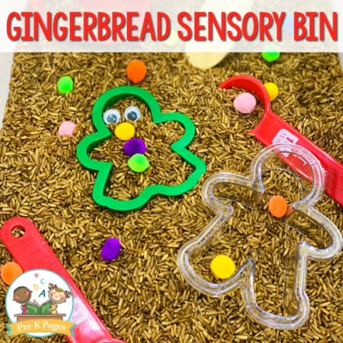 Gingerbread Sensory Bin for Preschool - Pre-K Pages