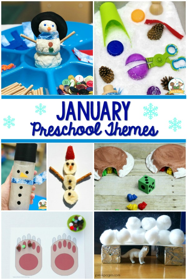 January Themes: Lesson Plans, Art Projects & Activities for Preschool